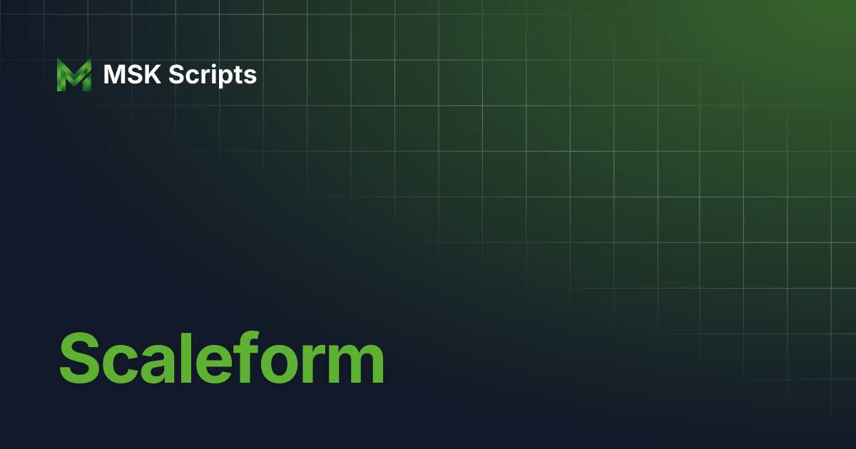 Scaleform | MSK Scripts